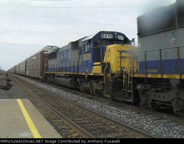 CSX autorack train